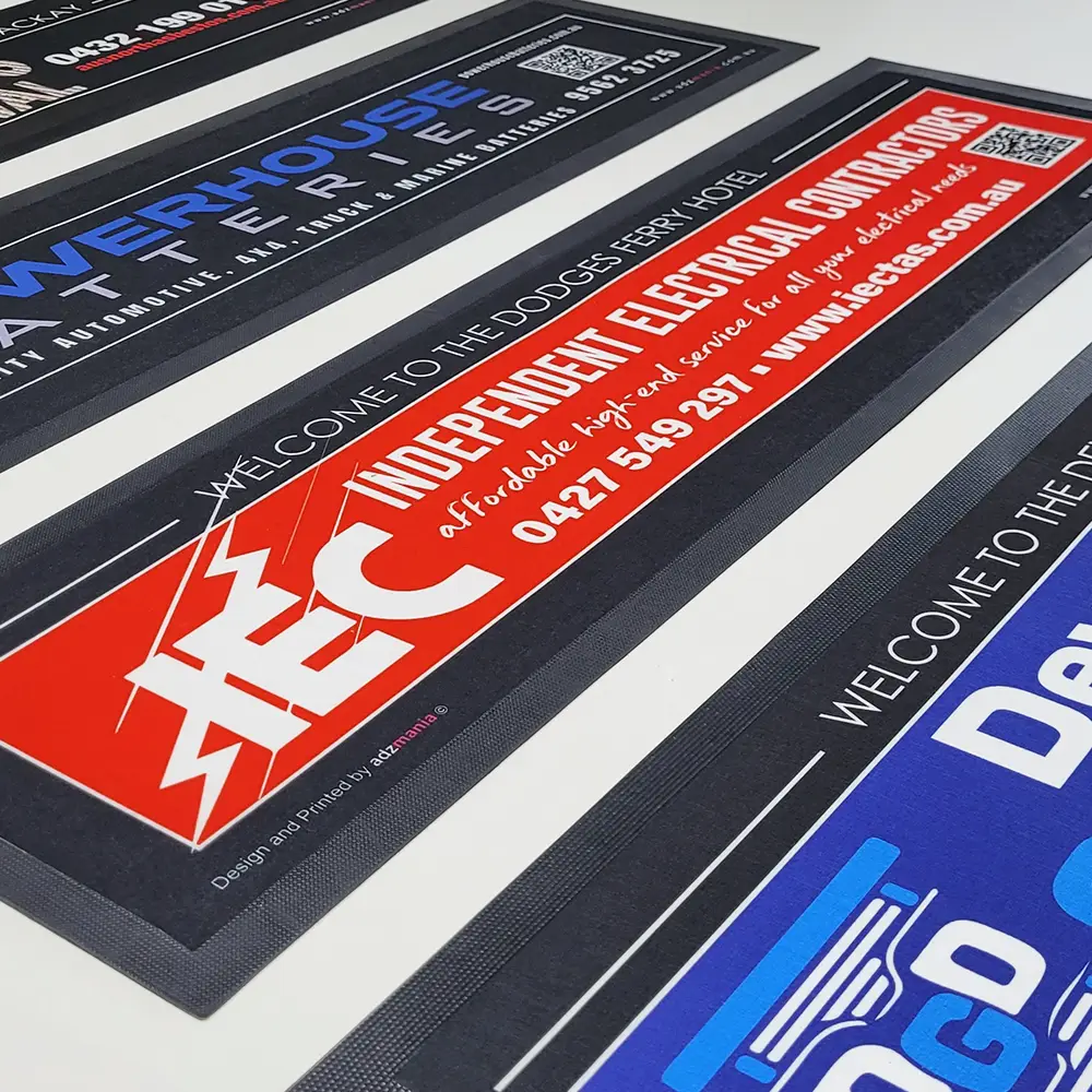 Bar Runners - adzmania advertising